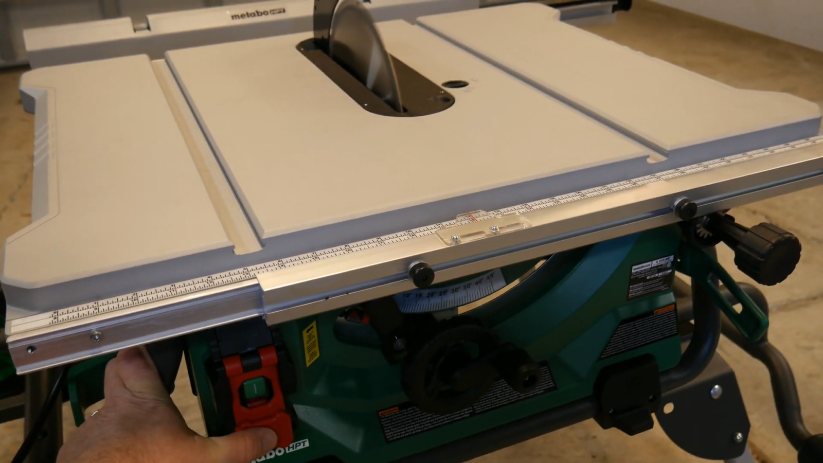 Metabo HPT C10RJS Portable Table Saw Review - ToolsProfy