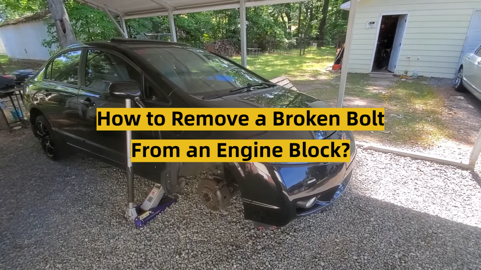 How to Remove a Broken Bolt From an Engine Block? - ToolsProfy